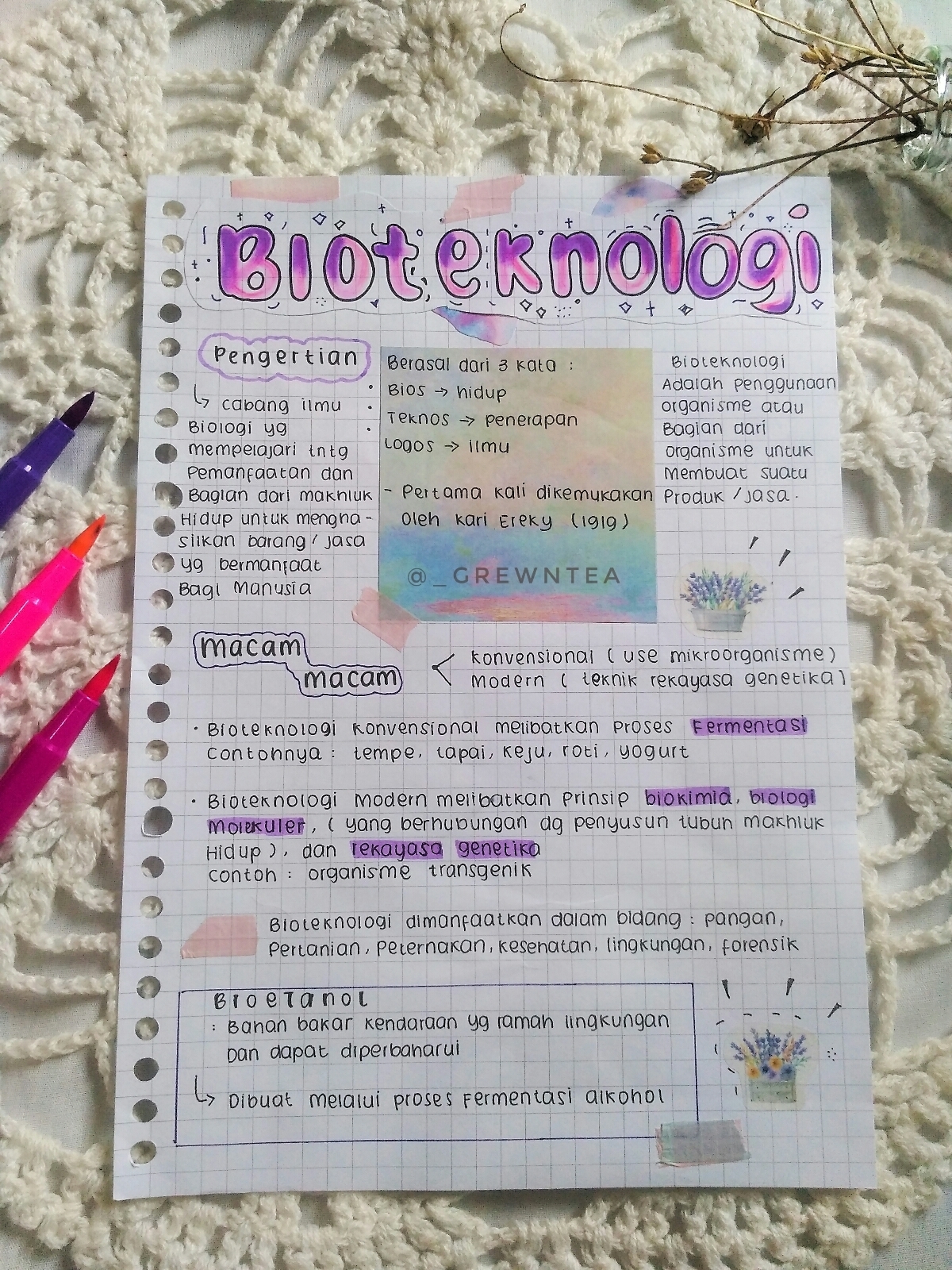 Catatan Studygram: Ide Untuk Bikin Catatan Menarik - Clear Indonesia News